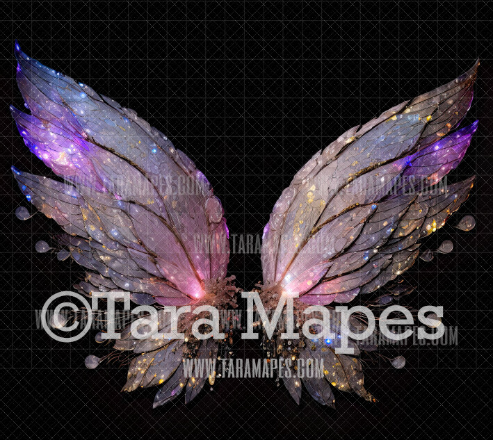 Fairy Wing Overlay - Fairy Wing Overlay - Crystal Digital Wings ...