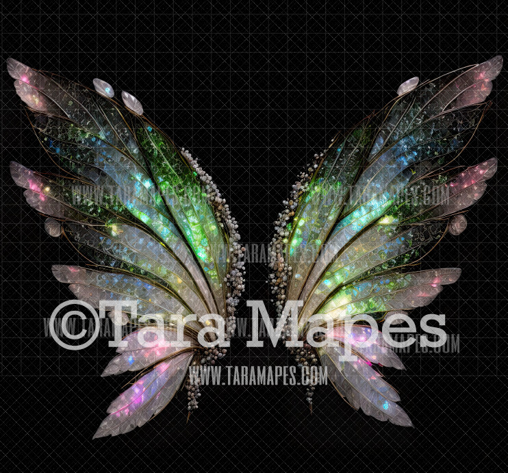 Fairy Wing Overlay - Fairy Wing Overlay - Crystal Digital Wings ...