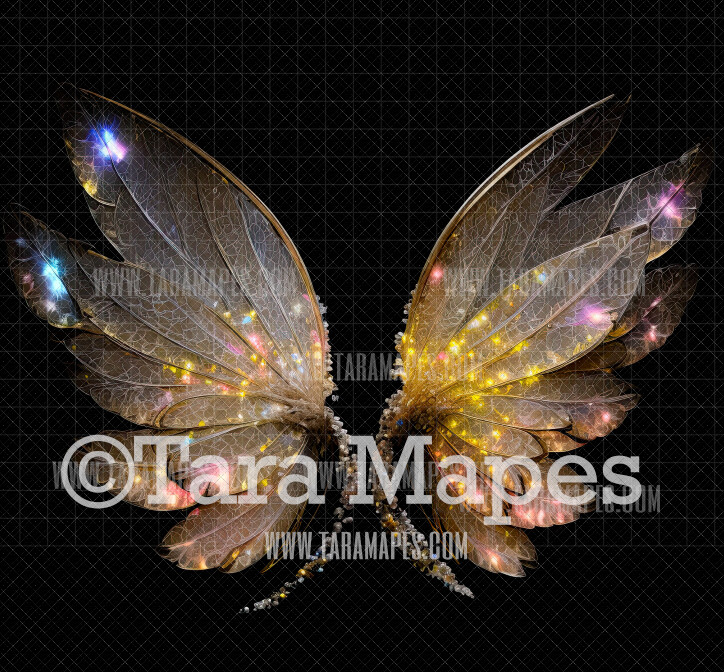 Fairy Wing Overlay - Fairy Wing Overlay - Crystal Digital Wings ...