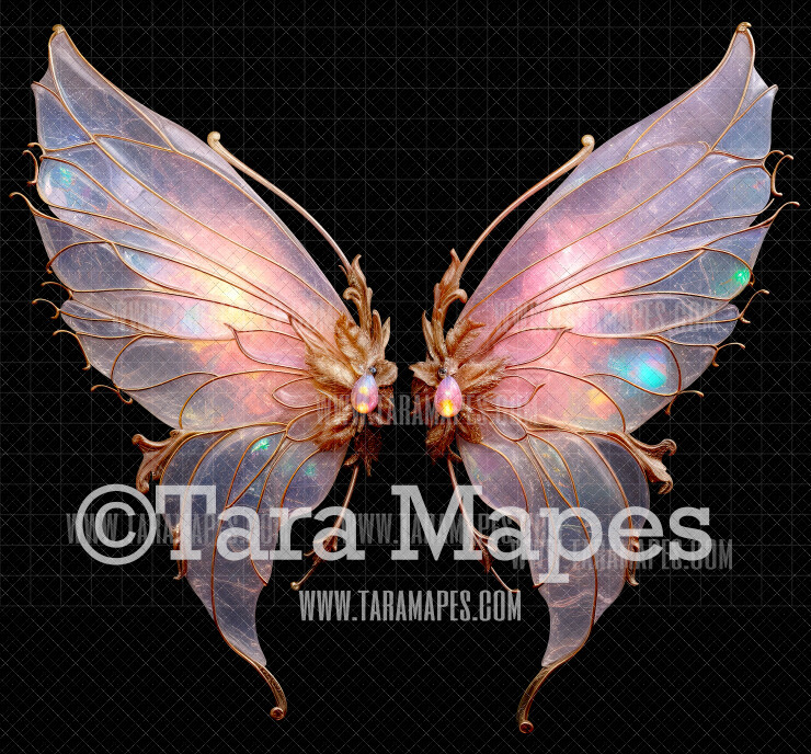 Fairy Wing Overlay - Fairy Wing Overlay - Crystal Digital Wings ...