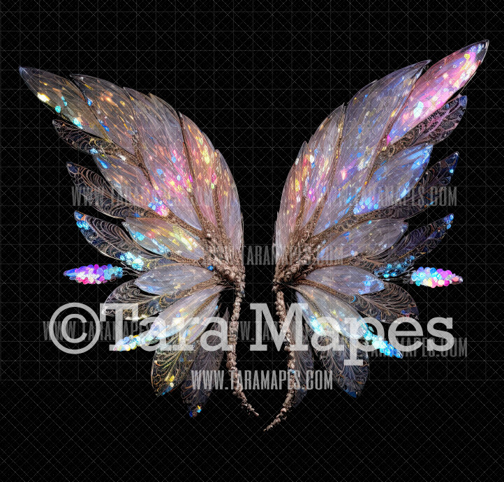 Fairy Wing Overlay - Fairy Wing Overlay - Crystal Digital Wings ...