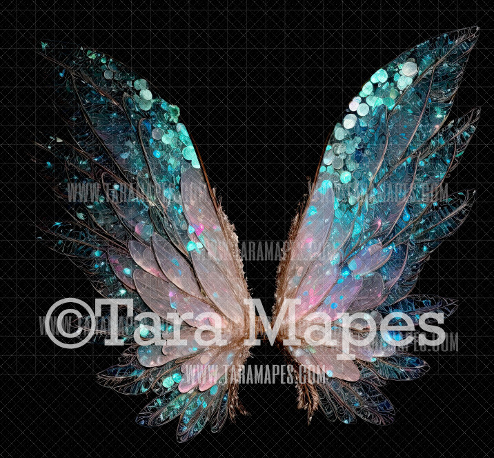Fairy Wing Overlay - Fairy Wing Overlay - Crystal Digital Wings ...