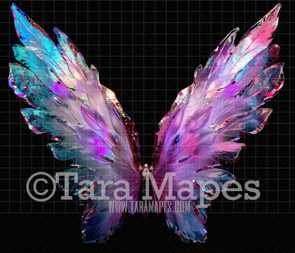 Fairy Wing Overlay - Fairy Wing Overlay - Crystal Digital Wings ...