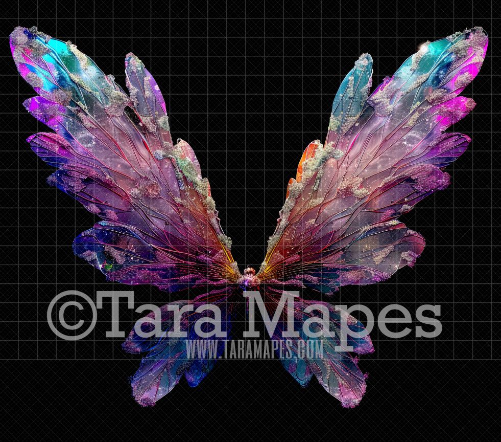 Fairy Wing Overlay - Fairy Wing Overlay - Crystal Digital Wings ...