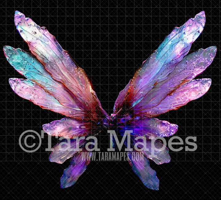 Fairy Wing Overlay - Fairy Wing Overlay - Crystal Digital Wings ...