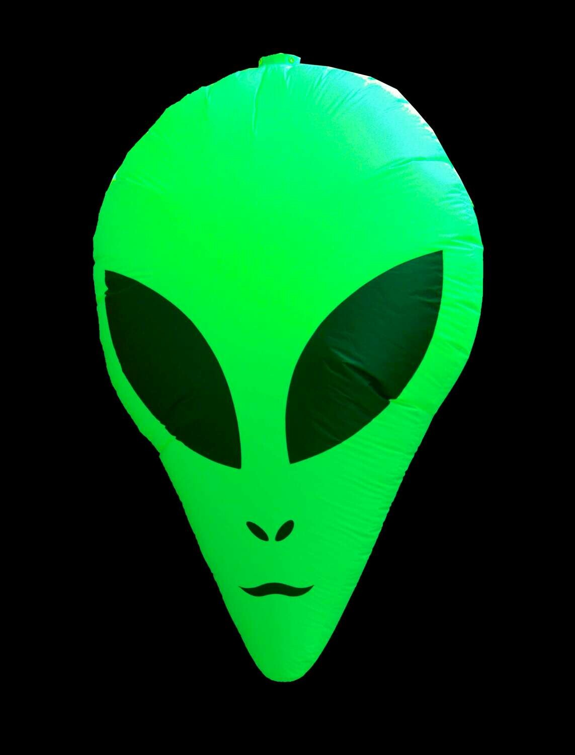 Hanging Inflatable Alien Head 3.9ft/120cm x 6ft/182cm