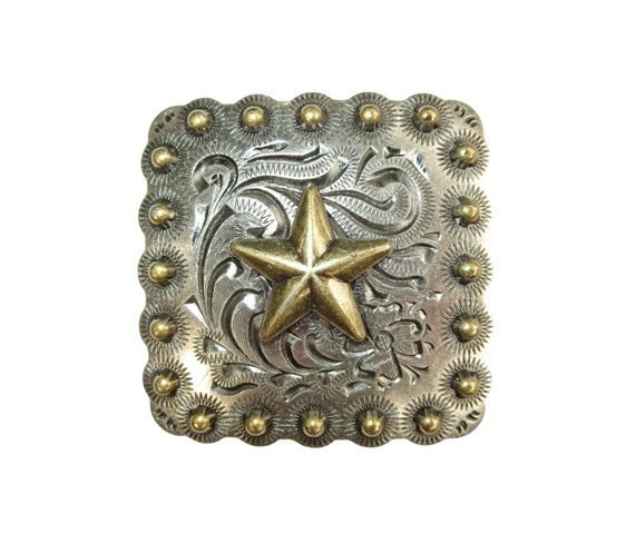 Concho ~ Square Berry with Star ~ TL2550AS