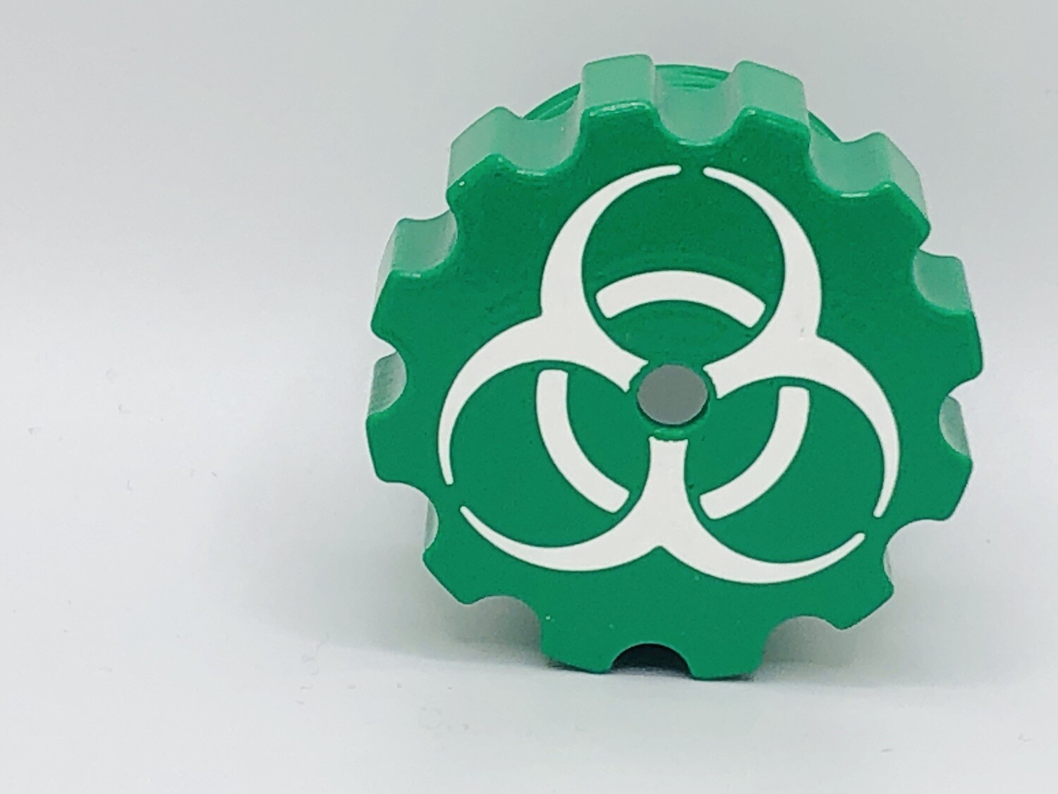 Gas Mask Air Restrictor NATO 40mm Thread Bio-Hazard Design-Green/White