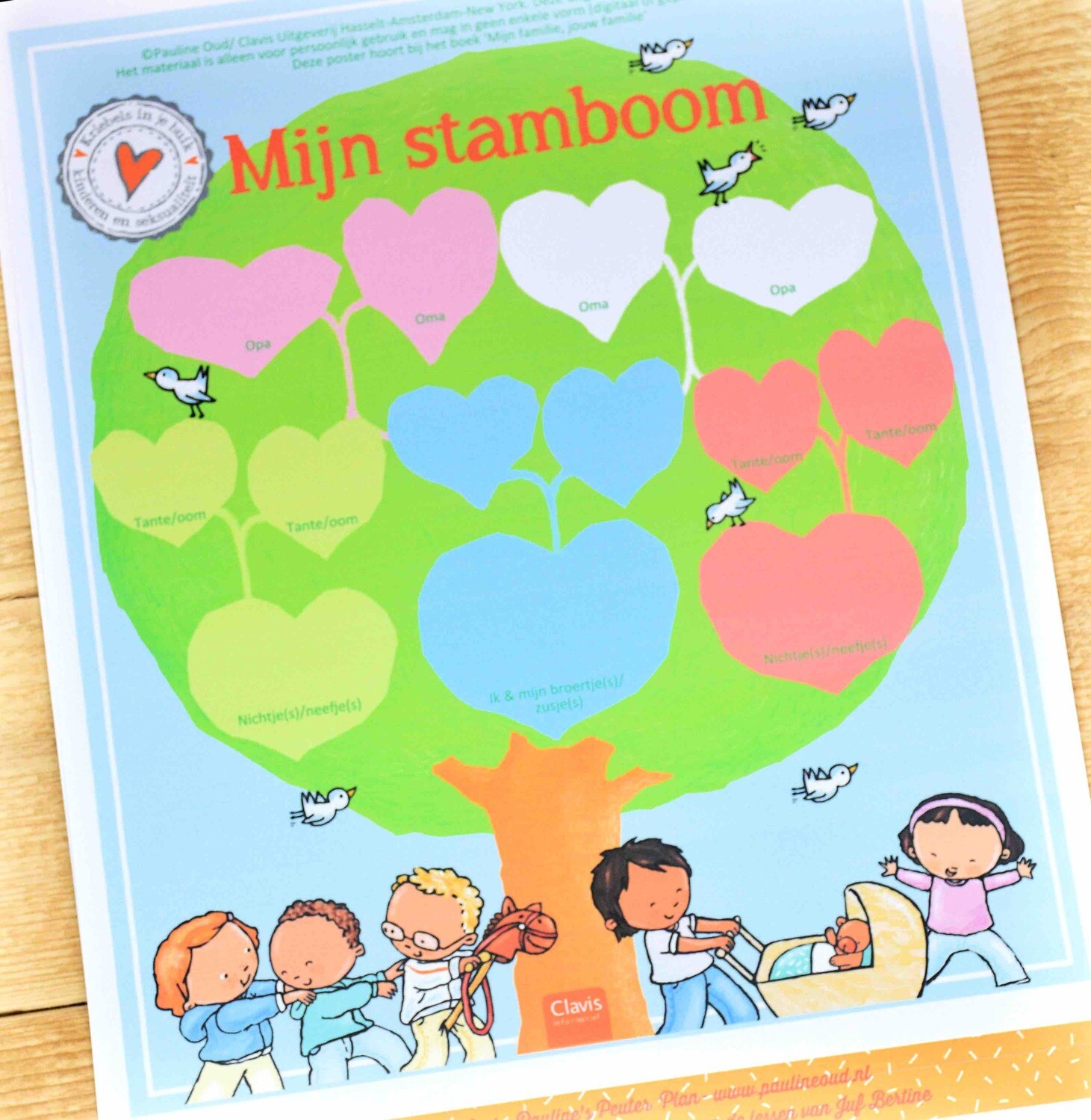 Stamboom bij het boek Mijn familie, jouw familie