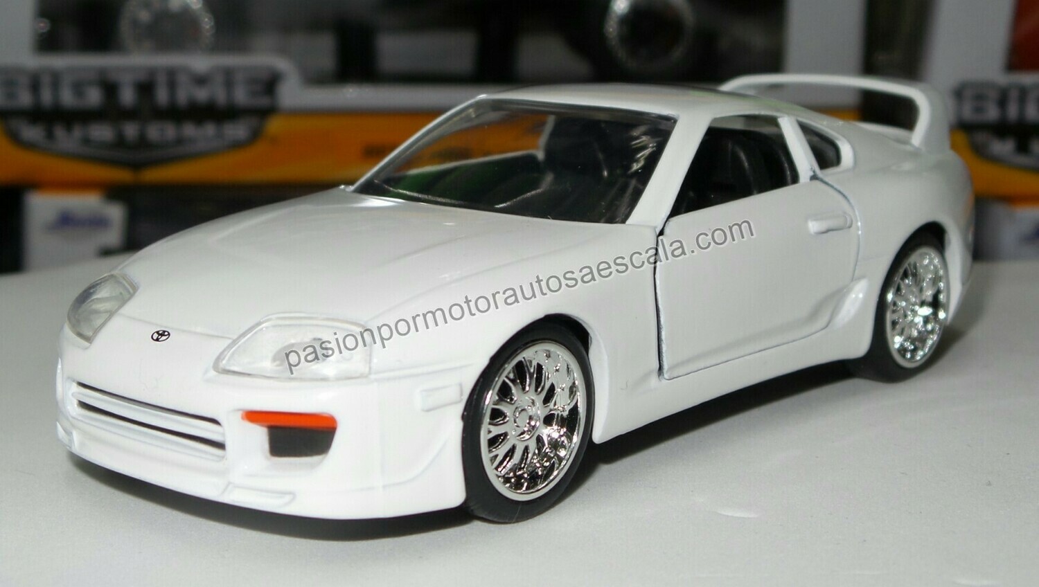 5 Pulgadas / 1:34 Toyota Supra MK4 1995 Blanco Brian's Rapido y Furioso ...