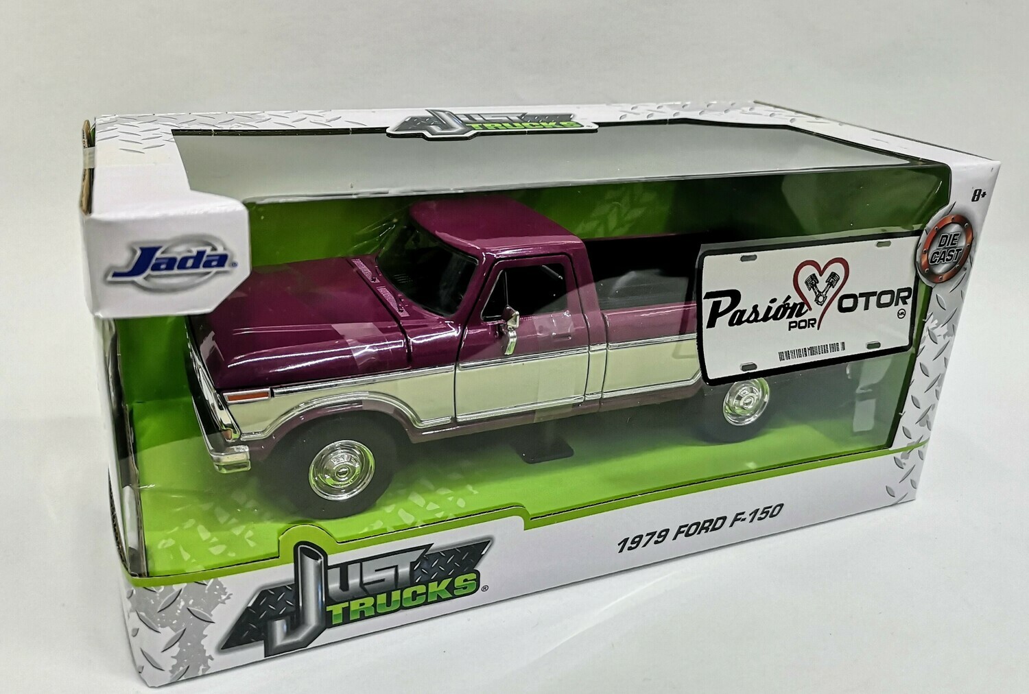 1:24 Ford F-150 Pick Up Caja Larga 1979 Bitono Purpura Beige Jada Toys ...
