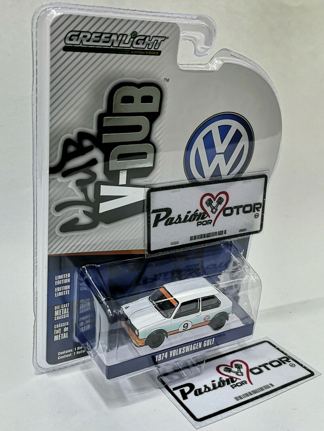 1:64 Volkswagen Golf 1974 Gulf Greenlight Club V-Dub Serie 10