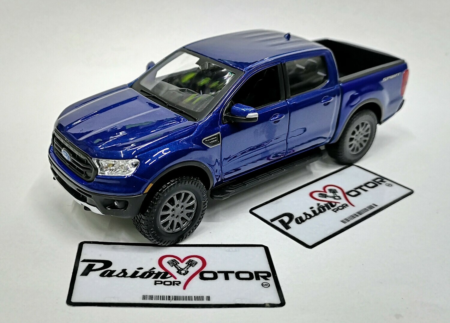 1:27 Ford Ranger Super Crew FX4 2019 Azul Maisto Special Edition Pick ...