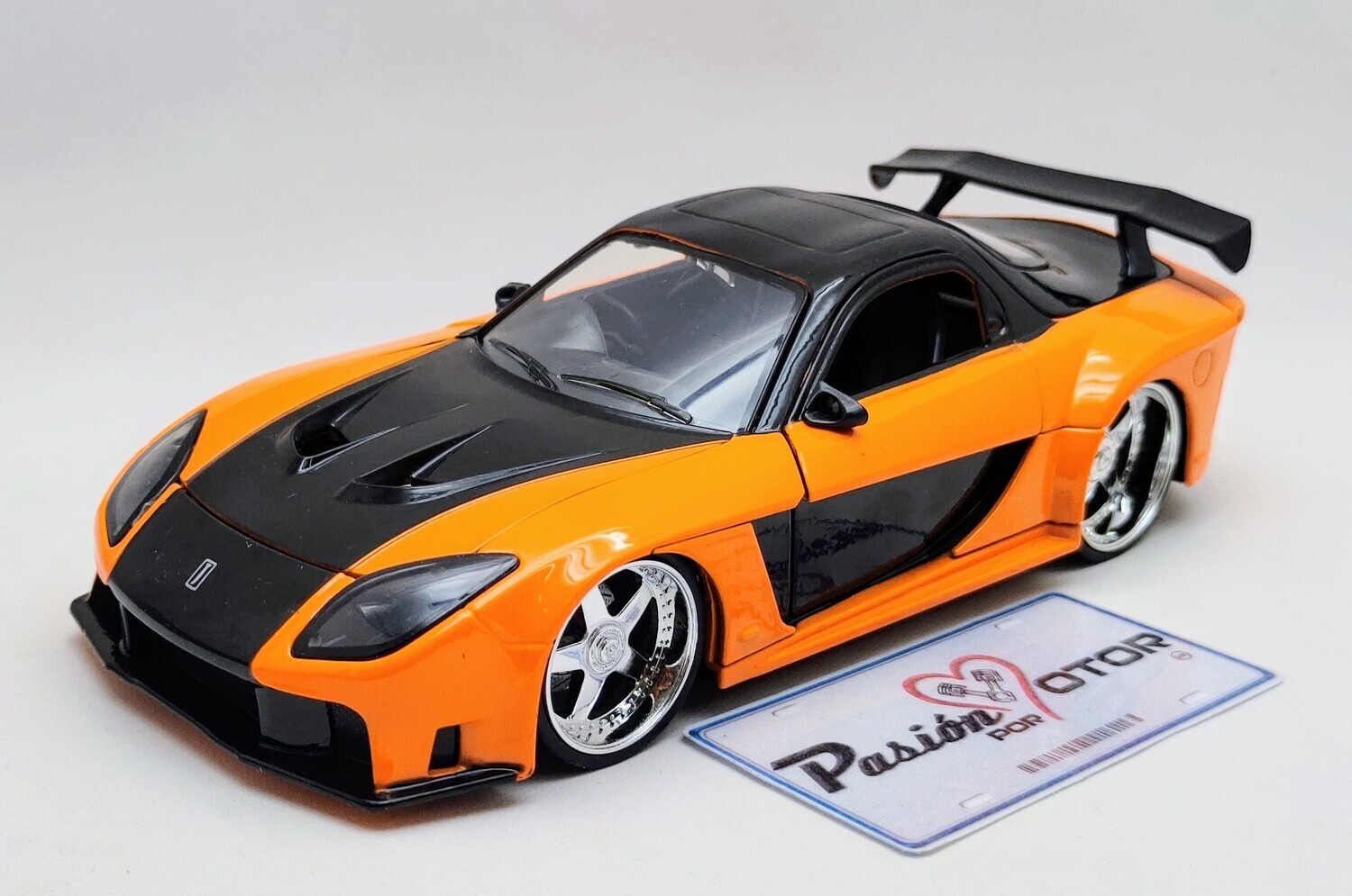 1:24 Mazda RX-7 Veilside 1995 Han's Rapido Y Furioso 3 Reto Tokio JADA TOYS