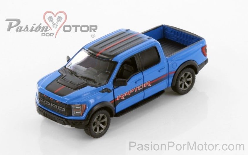 5 Pulgadas / 1:46 Ford F-150 Raptor Pick Up 2022 Azul Livery Edition ...