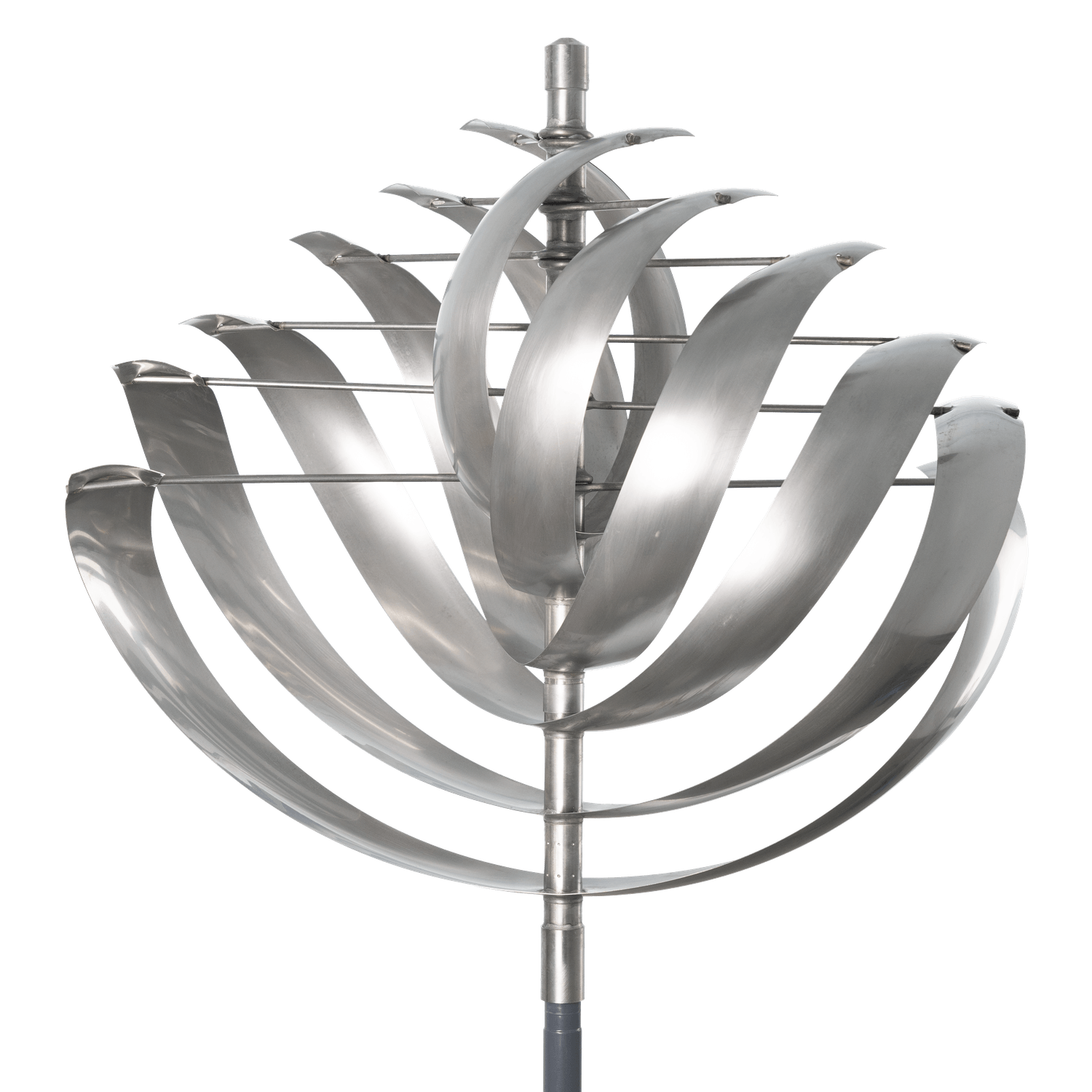 Nautilus Wind Sculpture Stainless