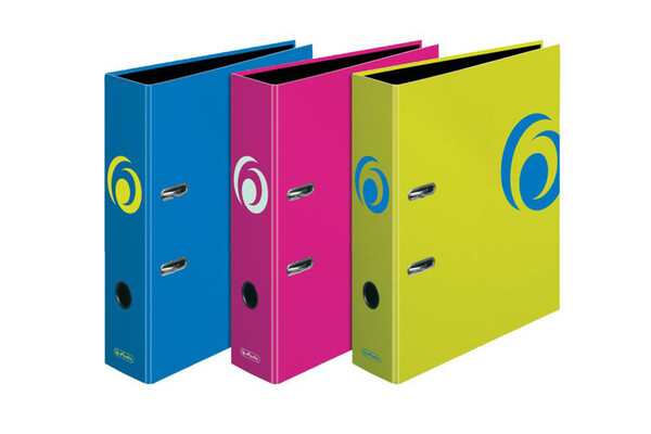 HERLITZ A4 8CM COLOR BOX FILE
