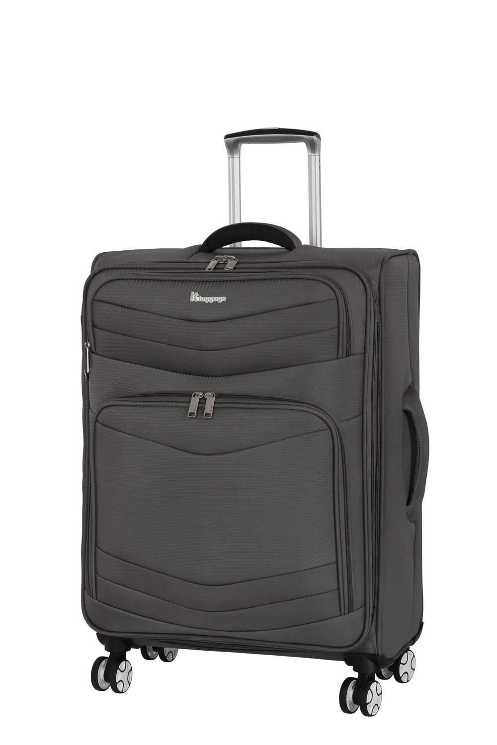 IT LUGGAGE INTREPID 26" SOFT TROLLEY DARK GULL GRAY