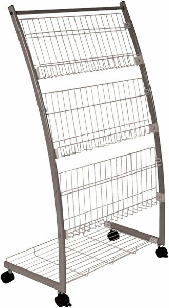 WRITEBEST 3 TIER MAGAZINE RACK 64X37X120CM MR208