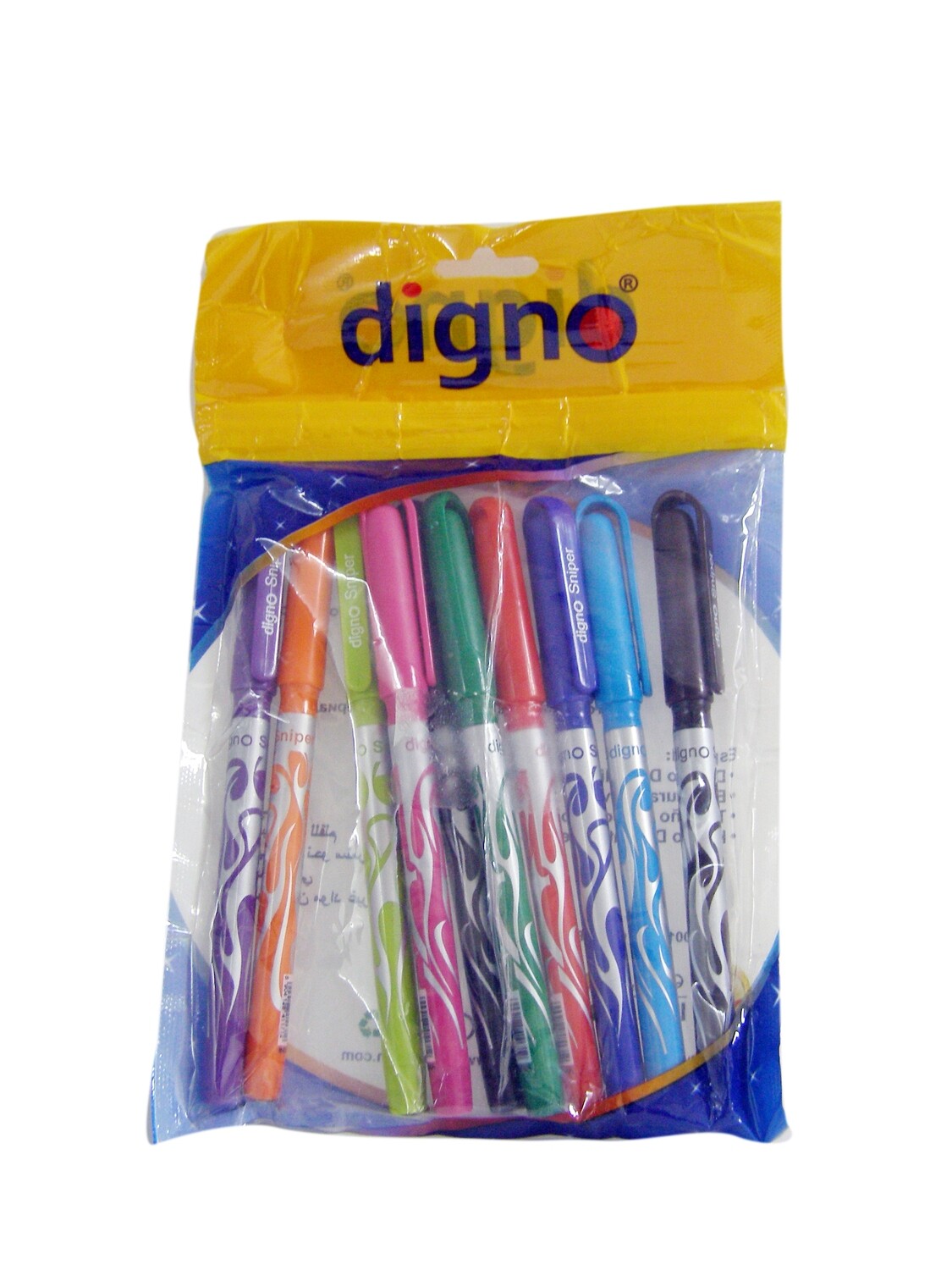 DIGNO 10PCS SNIPER BALL PEN ASSTD