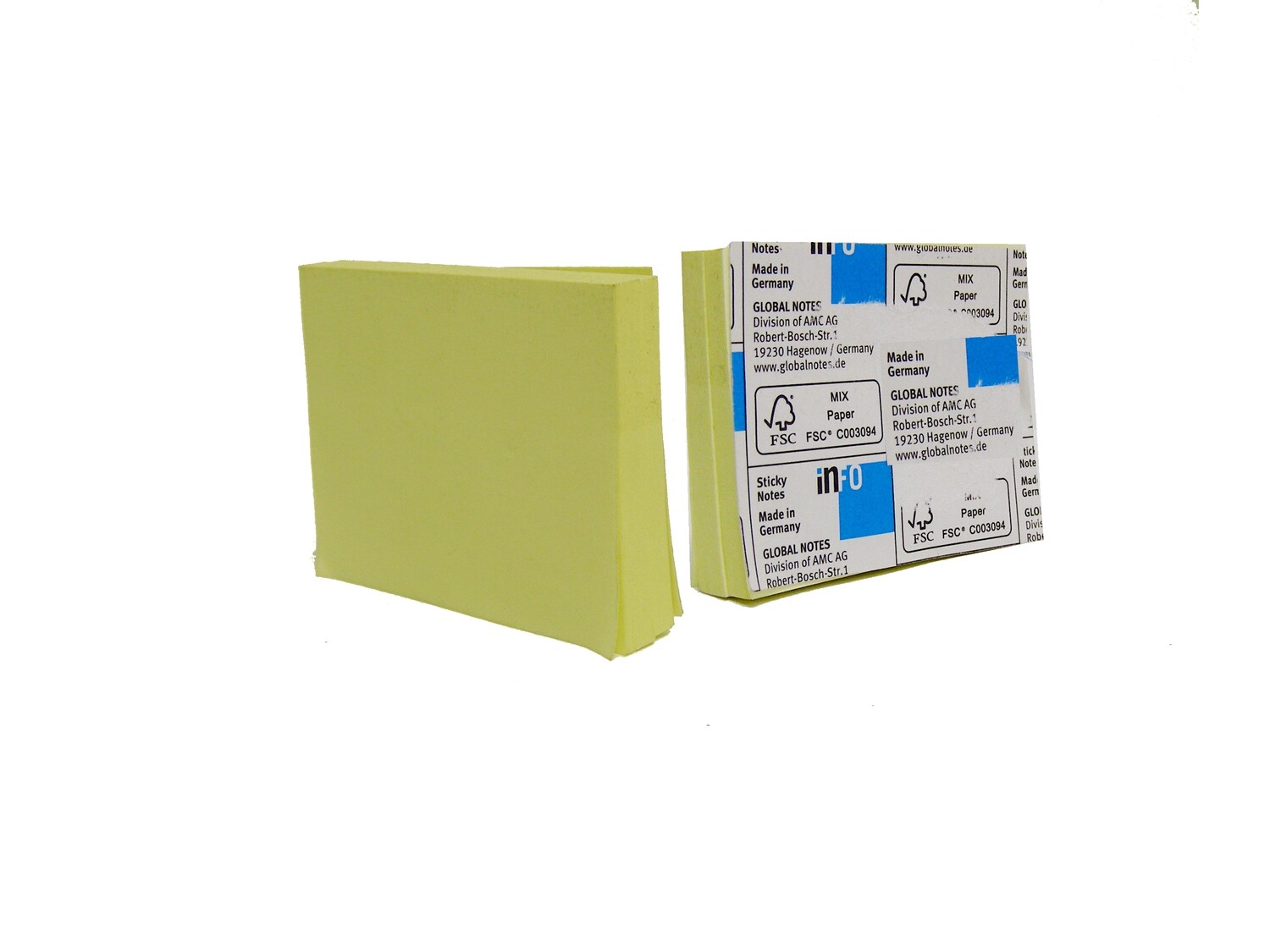 INFO YELLOW NOTE PAD 1 1/2X2" 5653-01 (50X40MM)