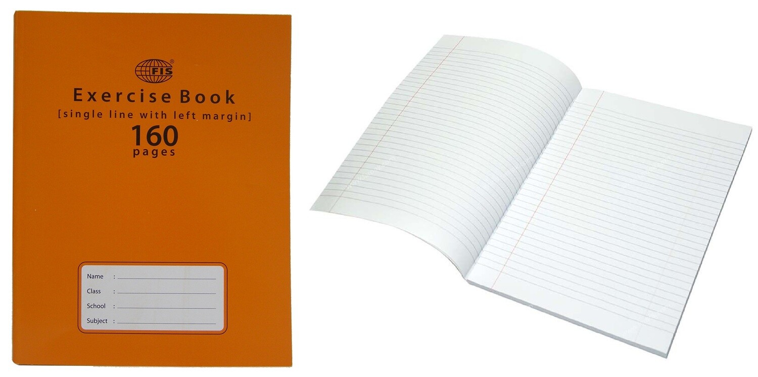 FIS 160 PAGES ASSTD EXERCISE NOTE BOOK