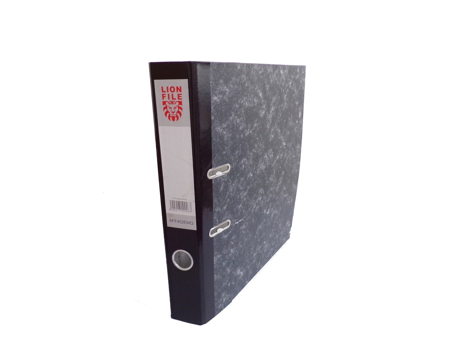 LION NARROW BOX FILE BLACK 50MM