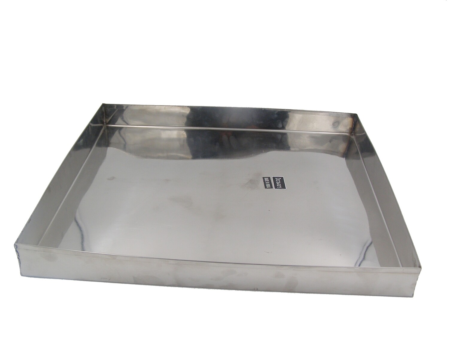 WELCOME/DURAWARE SS 51X46X2.5CM SWEET TRAY