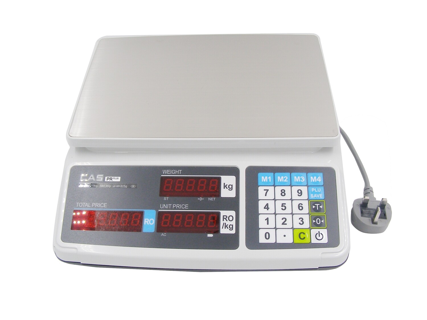 CAS PR PLUS-30B 30KG TABLE TOP WEIGHING SCALE