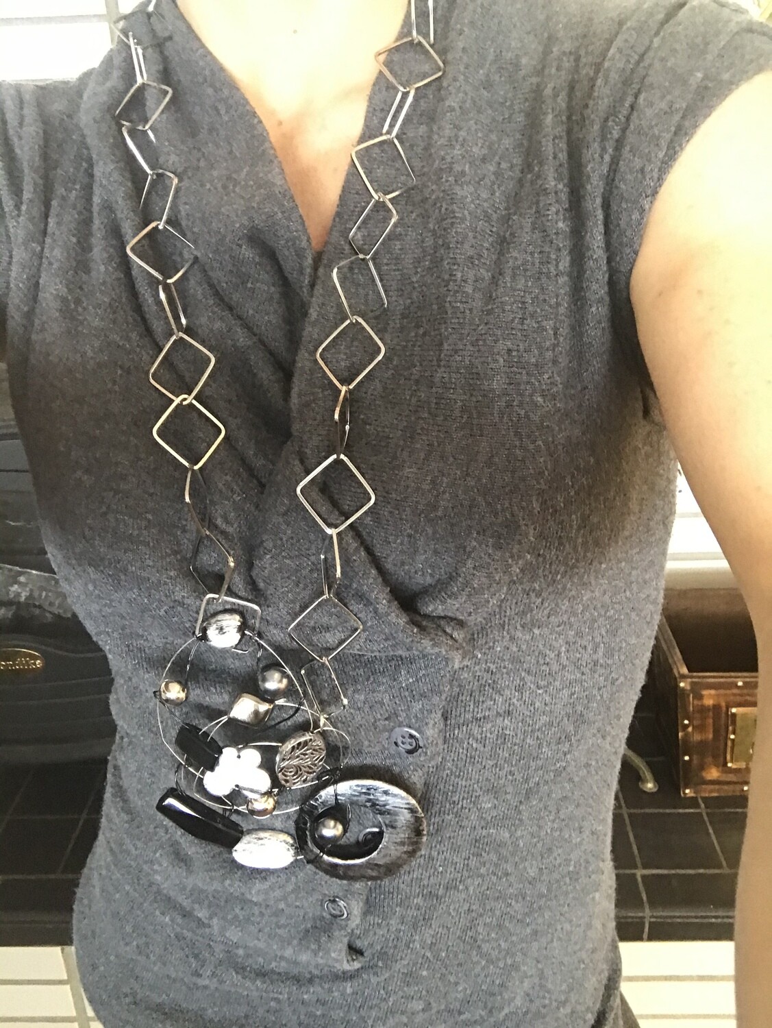 COLLIER ANNEAU DE SATURNE