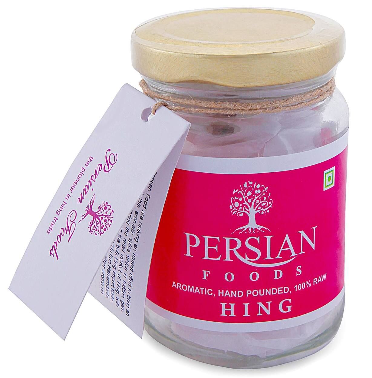 Persian Foods HING (Asafoetida) - 10 Grams Aromatic, Organic Hand Pounded