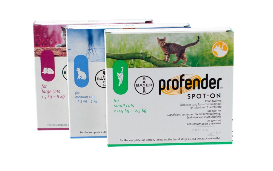 Profender Small/Medium/Large Cats