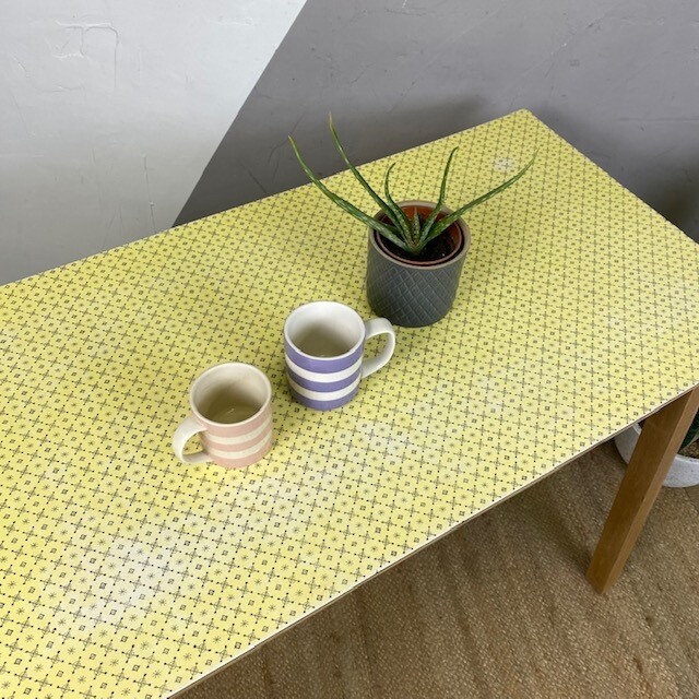 Yellow Formica Kitchen Vintage Dining Table Vintage Old