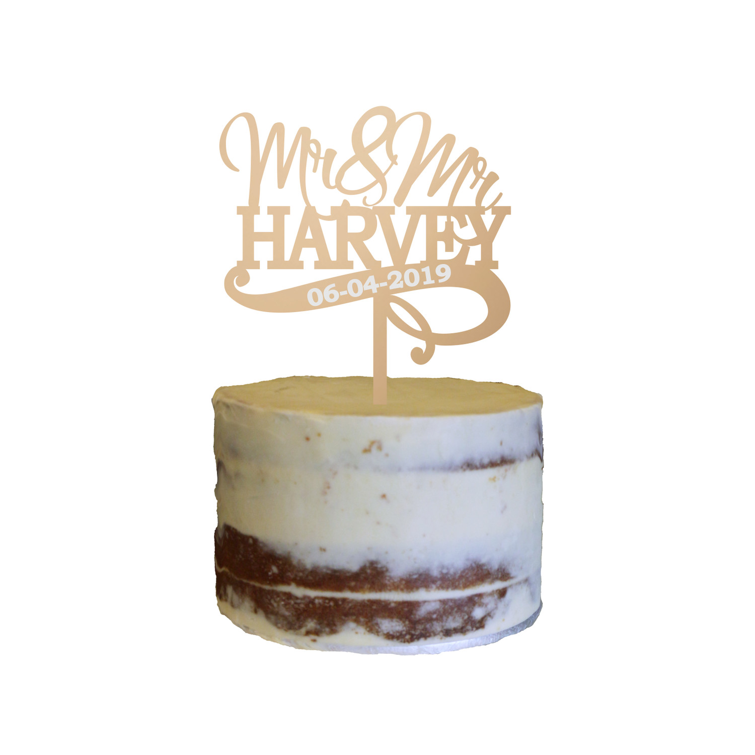 Wedding Cake Topper Design 7