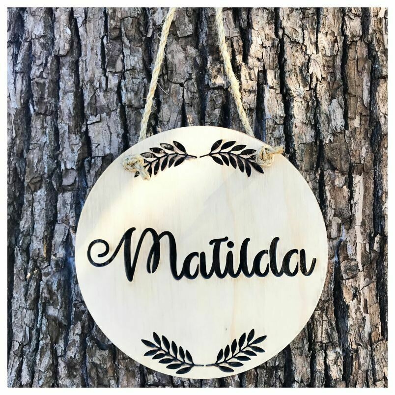 Personalised Name Sign