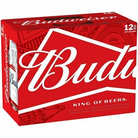 Budweiser 12 PK CANS.