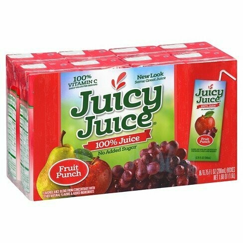Juicy Juice Box Fruit Punch 8ct