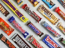 Regular Size Candy Bars