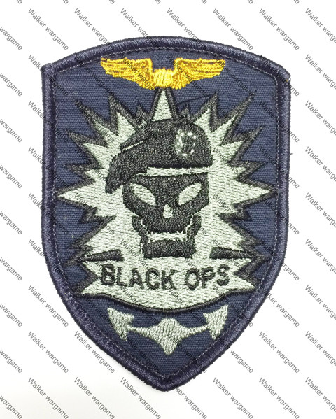 B1296 Call OF Duty 7 Black OPS COD7 Patch With Velcro - Full Colour