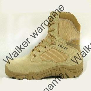 Delta Side ZIP Combat Assault Army Boots - Tan