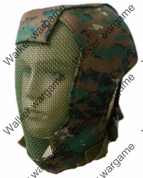 V3 Full Face Metal Mesh Mask - Digital Woodland