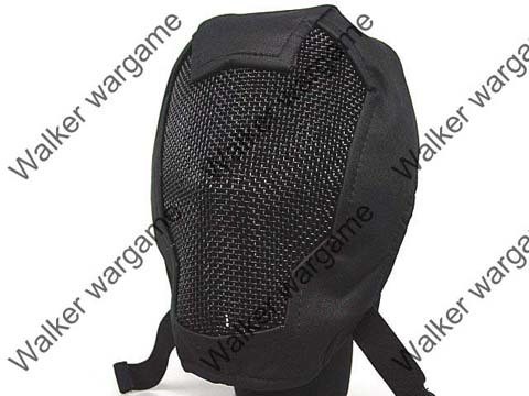 V3 Full Face Metal Mesh Mask - SWAT Black