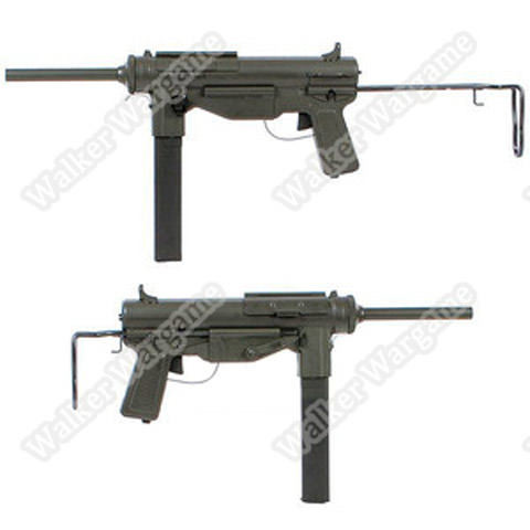 Snow Wolf M3A1 Grease Gun WW2 Submachine Gun AEG Airsoft