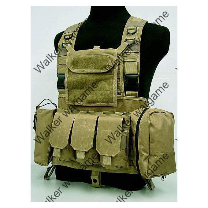 LBV Load Bearing Molle Vest - Desert Tan