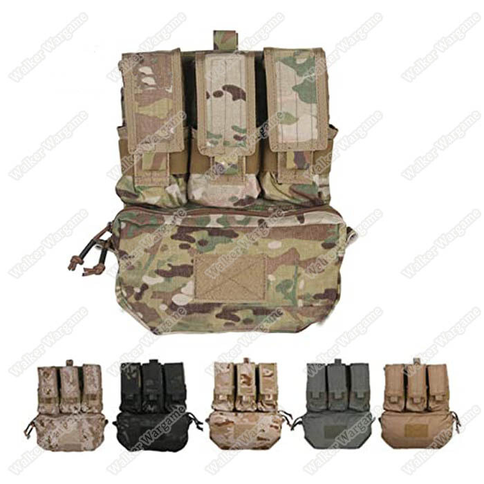 Emerson Back Panel Pouch For Molle Vest Fit 3 Mag and Hydration Water ...