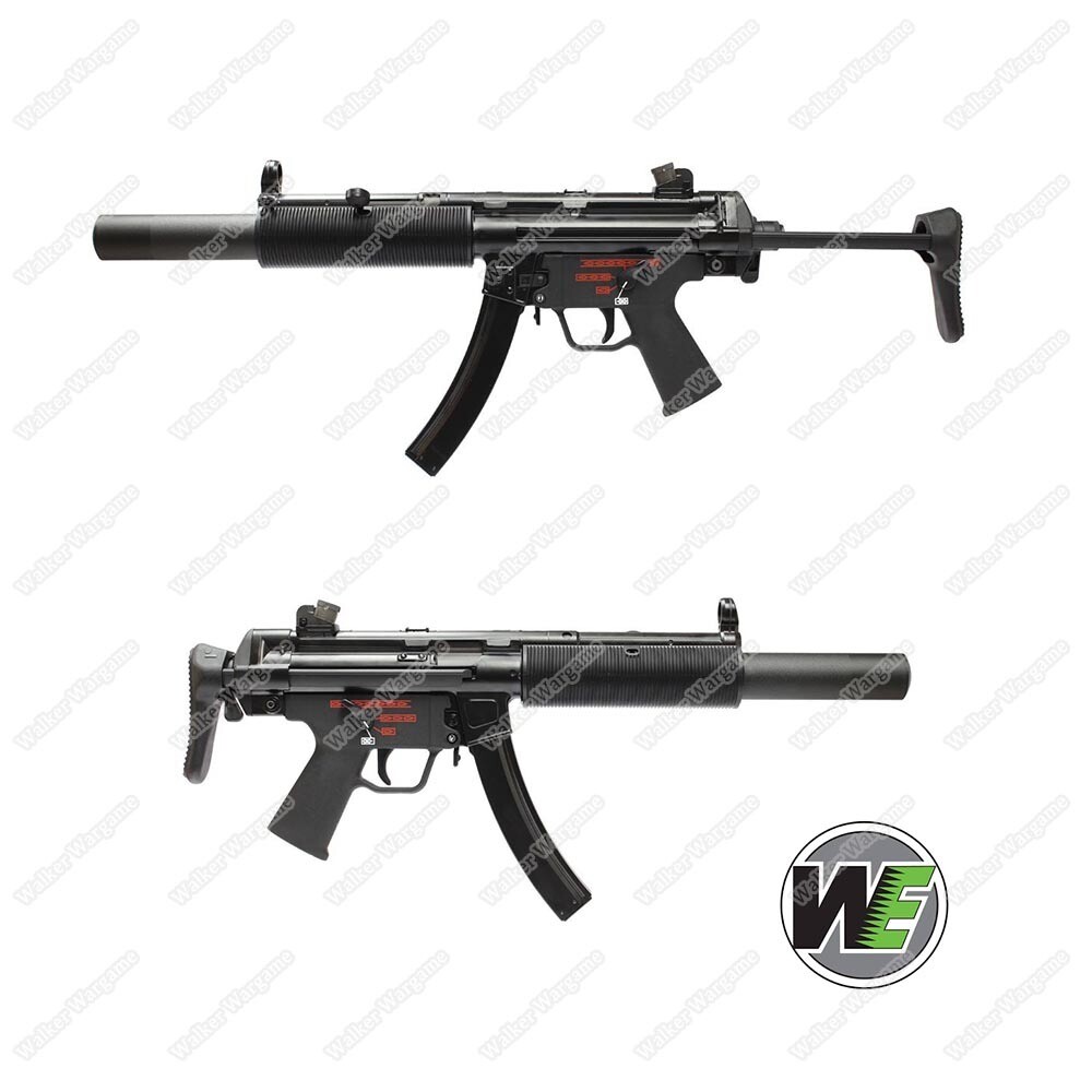 WE Tech MP5 SD3 GBB Apache Submachine Gun Green Gas Blow Back