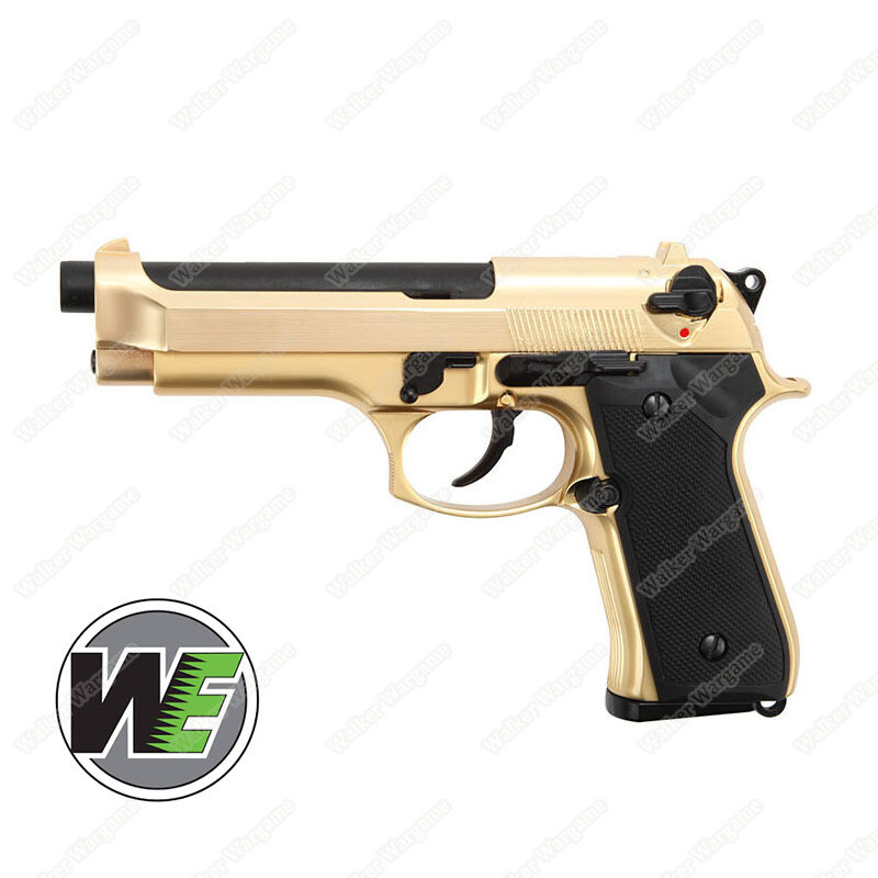 WE Beretta M9 Z88 Full Metal Green Gas Blow Back GBB Pistol Special 24K ...