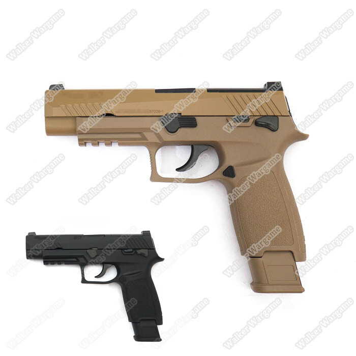 WE Tech SIG P320 M17 Green Gas GBB Pistol F17 - Tan