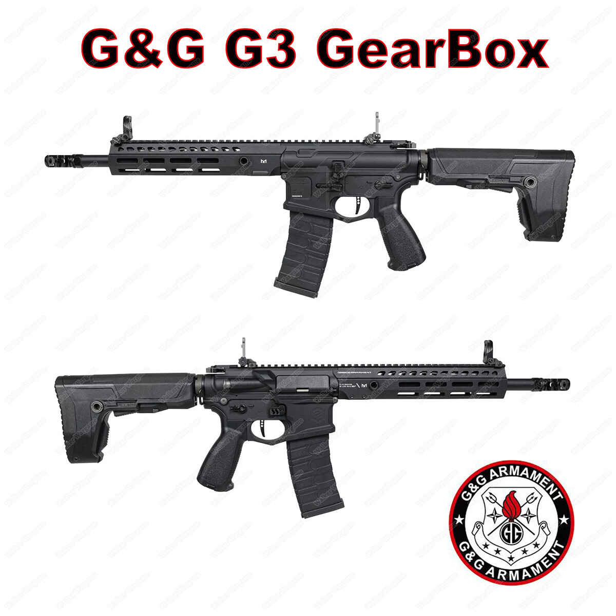 G&G SGR556 Latest G3 Gearbox Model Full Metal AEG Airsoft Rifle