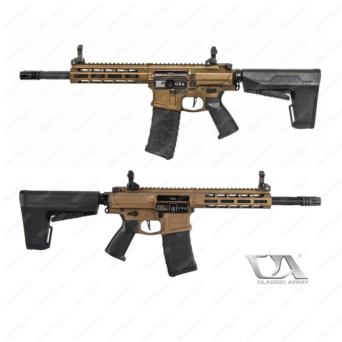 Classic Army DT4 Double Barrel AR Airsoft Rifle AEG